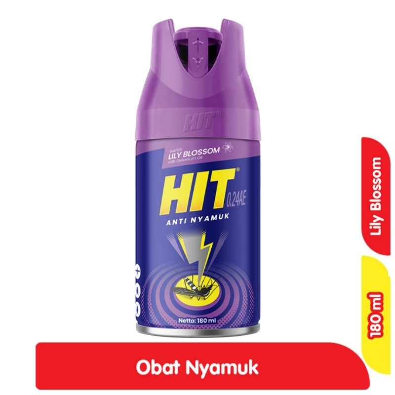 Jual 180ml Hit Anti Nyamuk wangi Lily Blossom Obat Nyamuk Kemasan Botol ...