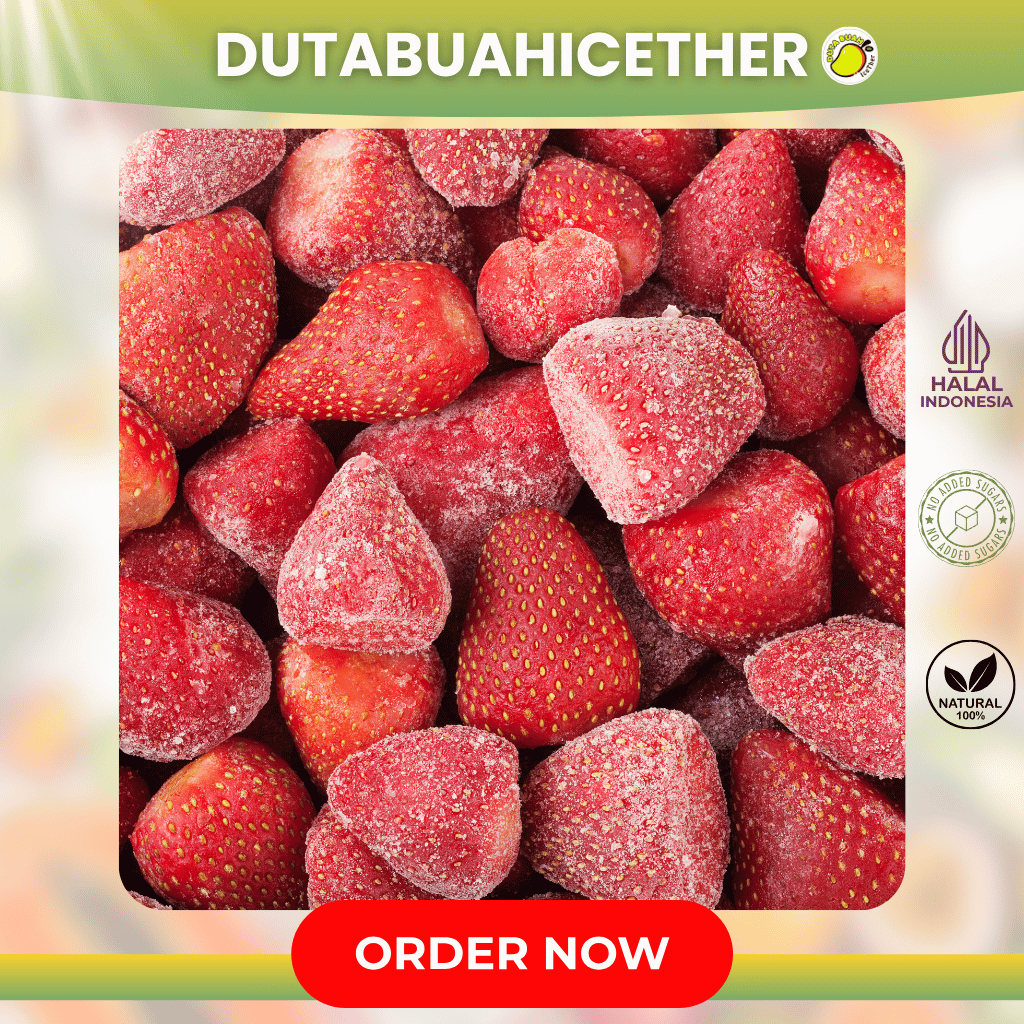 Jual Strawberry Frozen Buah Beku Siap Konsumsi untuk Smoothie atau ...