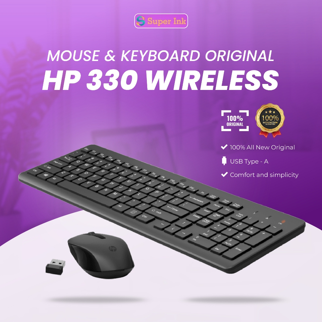 Jual HP 330 Wireless Mouse & Keyboard Combo Mouse330 Keyboard330 ...