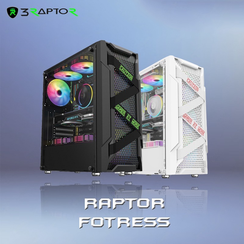 Jual Casing Gaming/PC/Office PC RAPTOR FOTRESS - Tempered glass INCLUDE ...