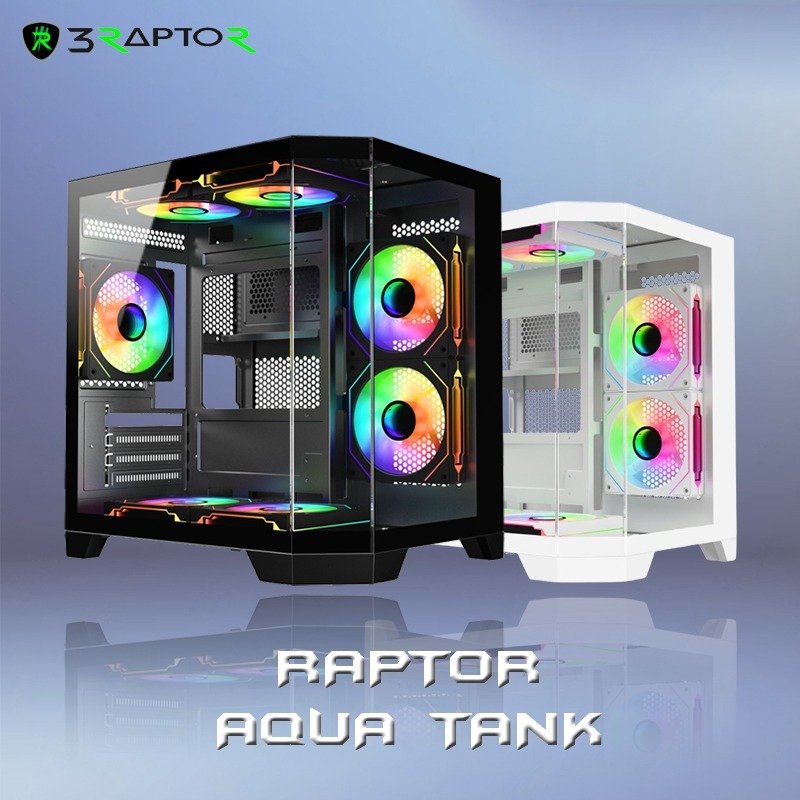 Jual Casing Gaming/PC/Office RAPTOR AQUA TANK M-ATX/M-ITX + USB 3.0 ...