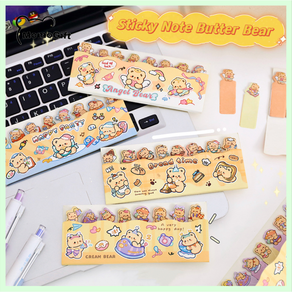 Jual Sticky Note Penanda Buku Inner Index Memo Pad Karakter Warna ...