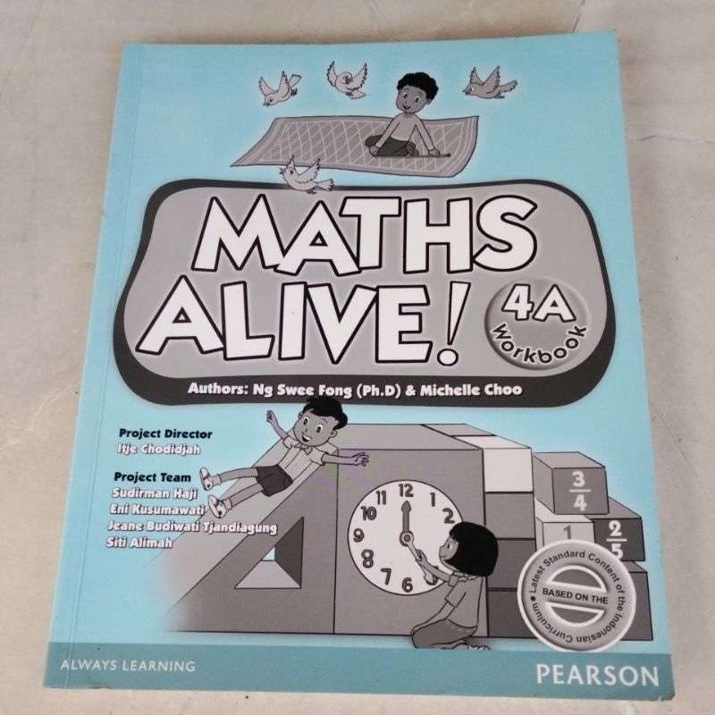 Jual Maths Alive 4A Workbook ( Ori ) #Pearson | Shopee Indonesia