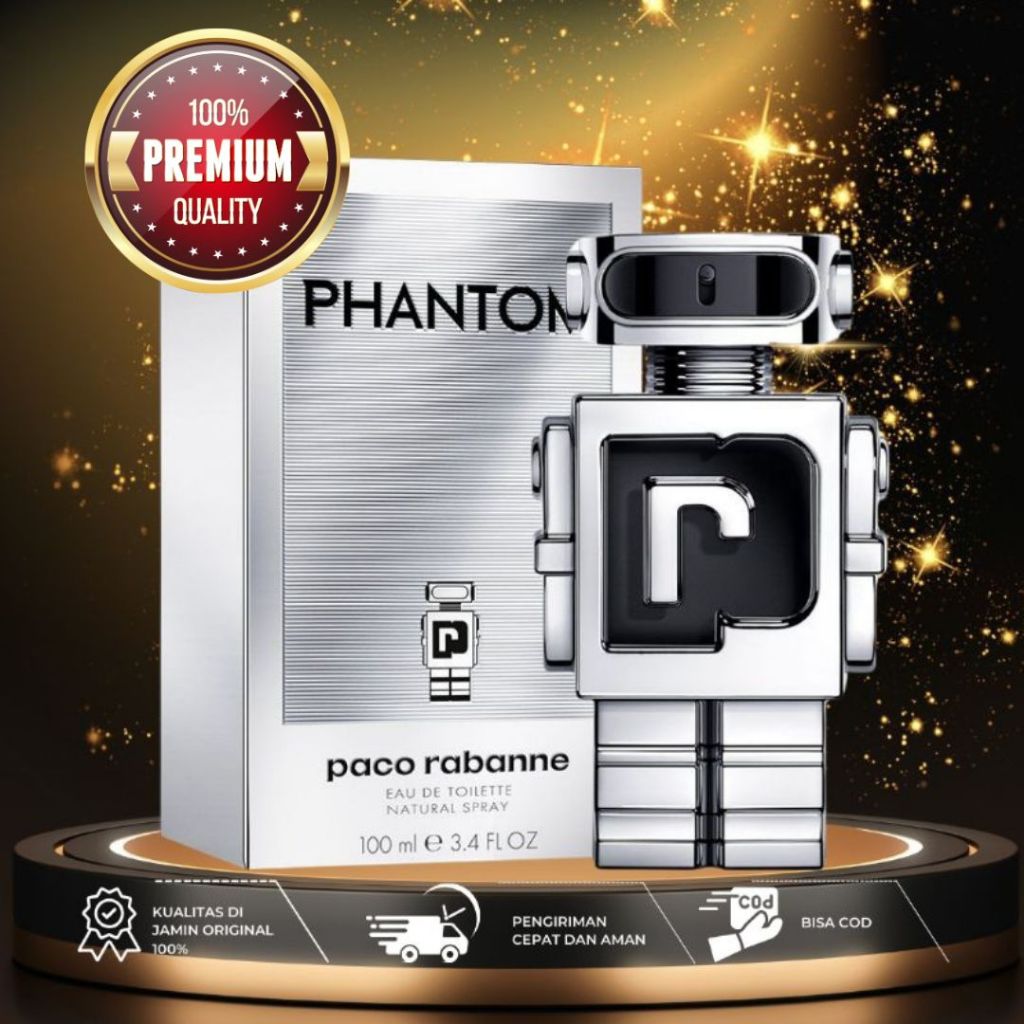 Jual 【100% PREMIUM】PARFUM PRIA PACO RABANE PHANTOM ROBOT 100ML PARFUM ...
