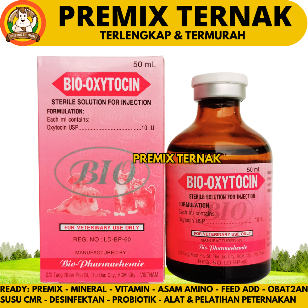 Jual BIO OXYTOCIN 50ml - Hormon Perangsang Kontraksi Uterus dan ...