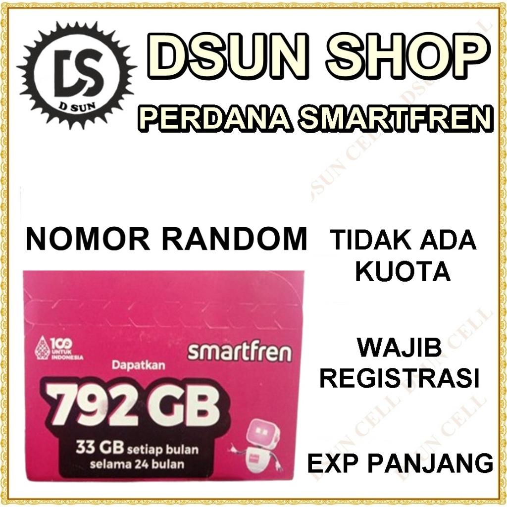 Jual kartu smartfren now reguler 0.k smart 3gb perdana unlimited sinyal ...