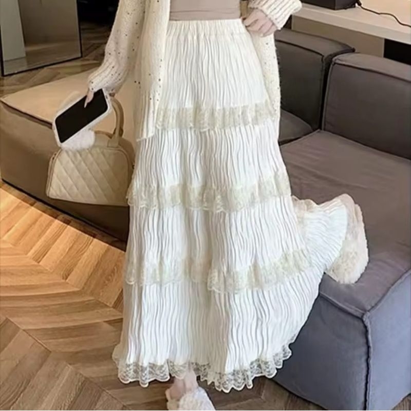 Jual Rok Import velvet panjang umpak Susun terbaru | Shopee Indonesia