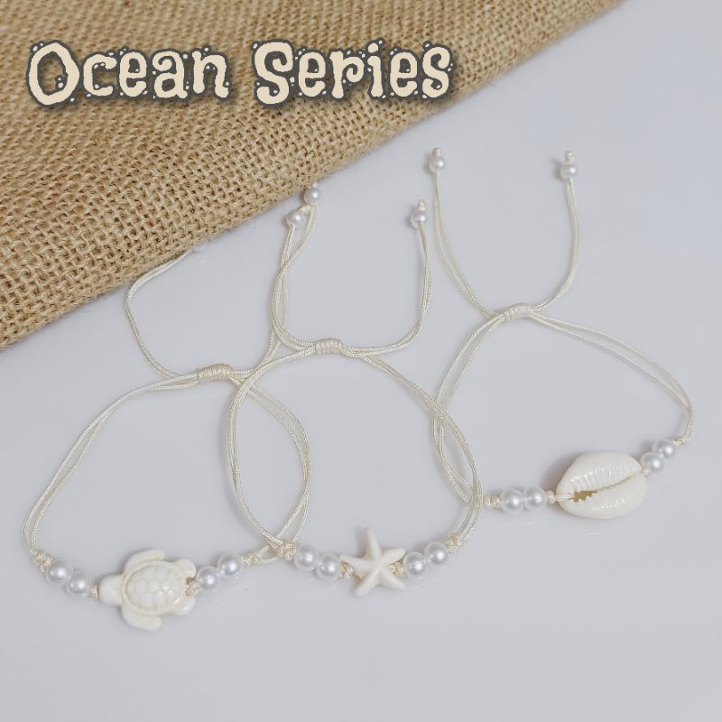 Jual OCEAN SERIES Gelang Pantai Kerang Kura Bintang | Shopee Indonesia