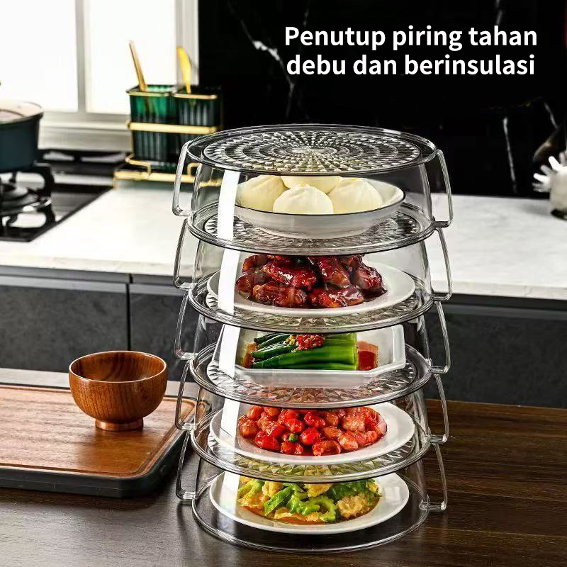 Jual Penutup penyajian makanan susun yang cantik, wadah penyimpanan rak ...