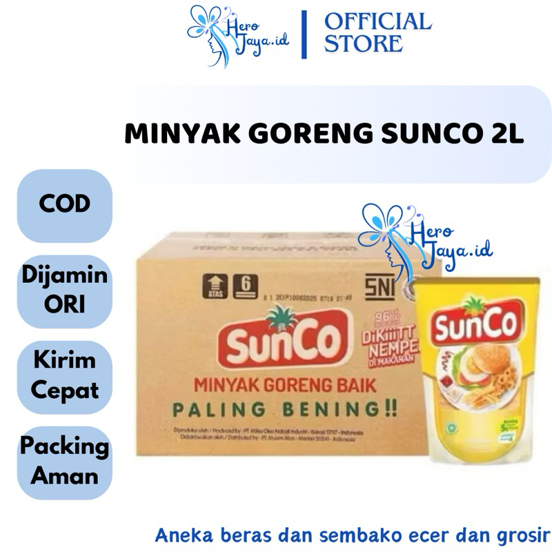 Jual MINYAK GORENG SUNCO 2L | Shopee Indonesia