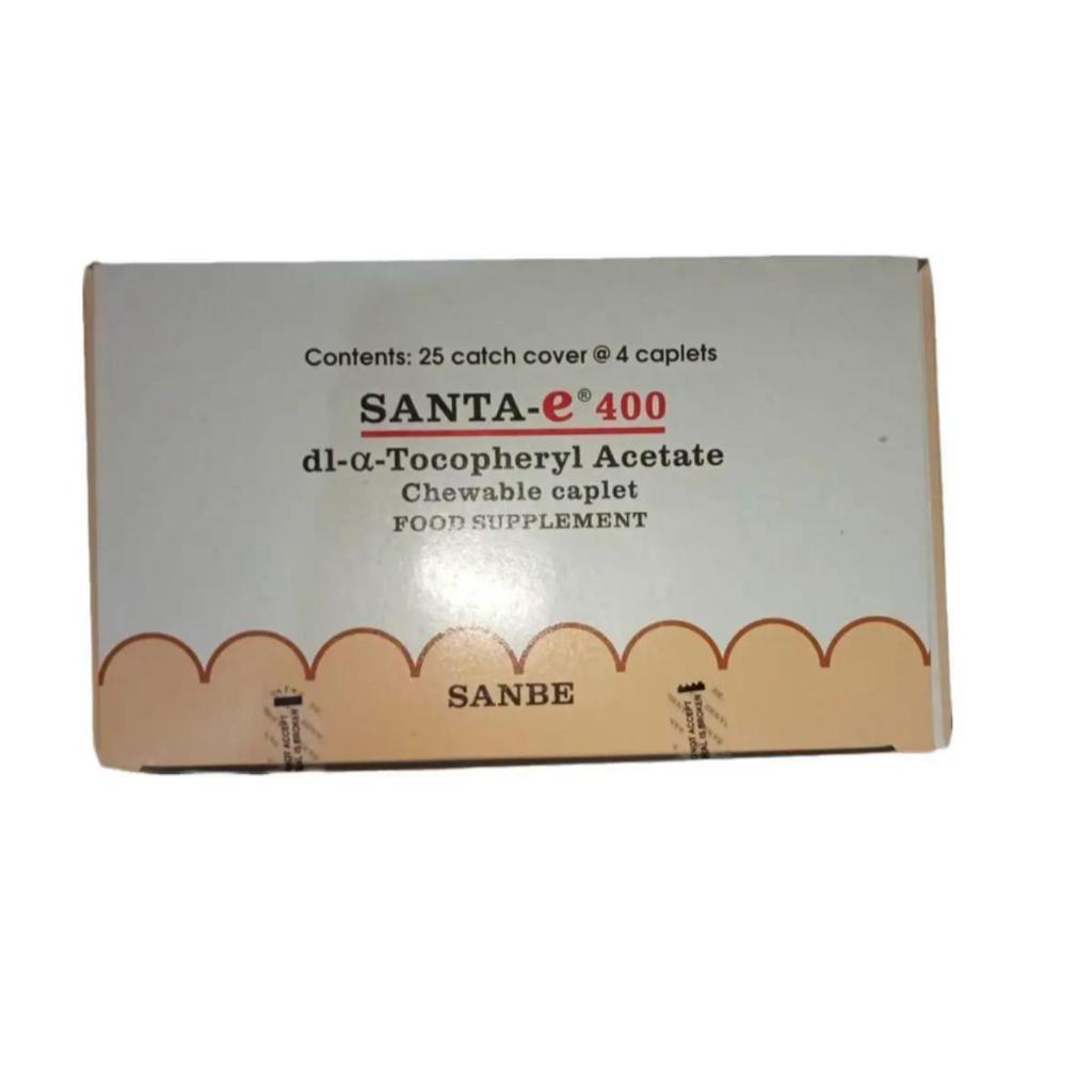 Jual Santa E 400 IU box 100 kaplet Vitamin 25 strip | Shopee Indonesia