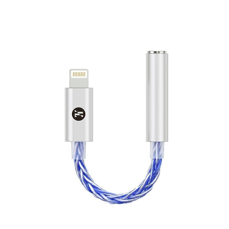 Jual JCALLY JM6 Pro L Lightning DAC CX31993 Lightning to 3.5mm Adapter Converter - Silver Blue ...