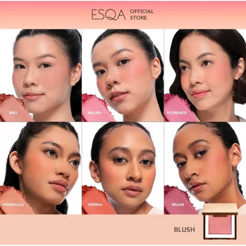 Jual esqa powder blush on | Shopee Indonesia