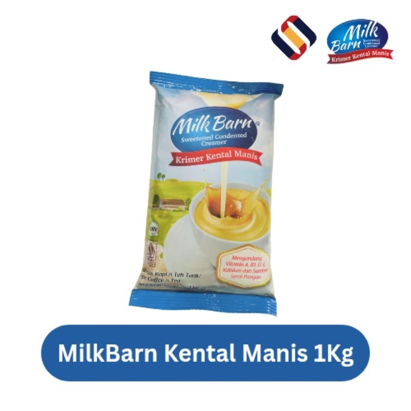 Jual Susu Krimer Kental Manis Milk Barn 1Kg | Shopee Indonesia