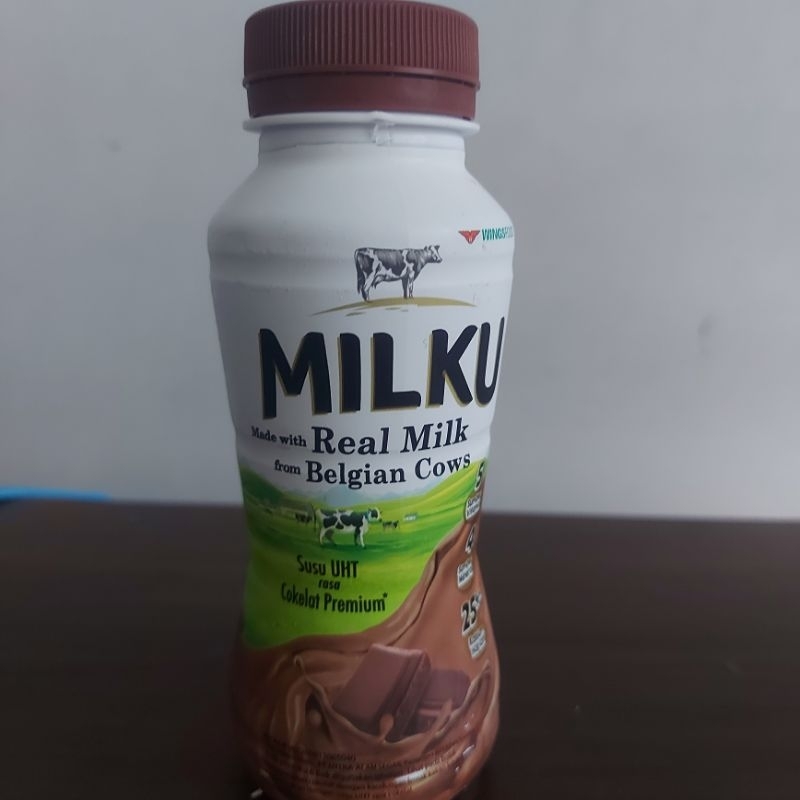 Jual Susu UHT Milku Rasa Cokelat Premium Botol 200ml x 2pcs | Shopee ...