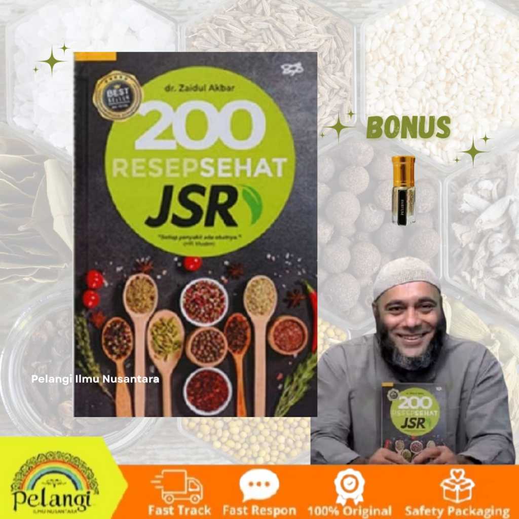 Jual Pelangi Ilmu Nusantara - Buku 200 Resep Sehat Rasulullah JSR Dr. Zaidul Akbar Resep ...
