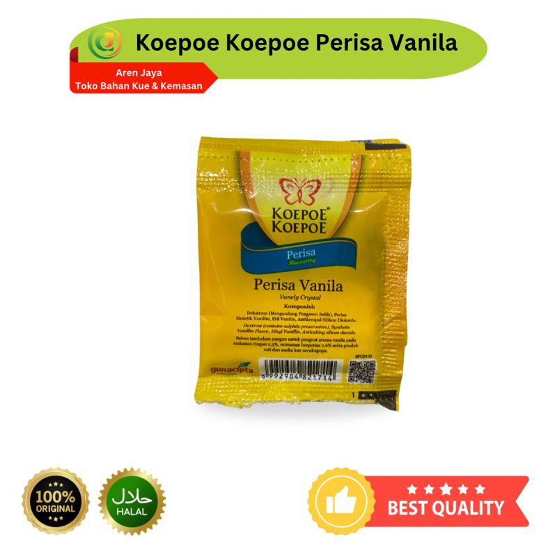 Jual Koepoe Koepoe Perisa Vanila Vanili Bubuk Vanely Crystal Sachet ...