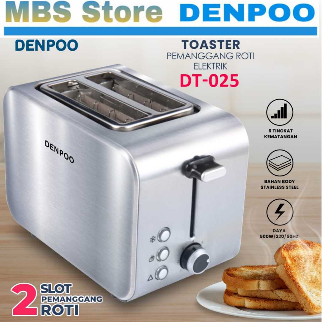 Jual TOASTER DENPOO PEMASANGAN ROTI DT 025D | Shopee Indonesia
