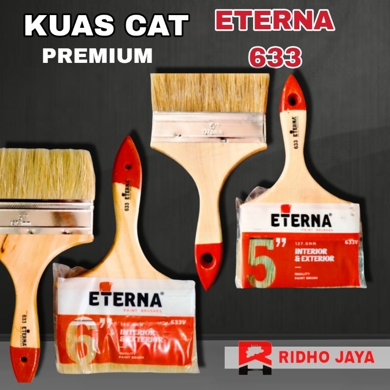 Jual Kuas Cat ETERNA 633 Original 1" 11/2" 2" 21/2" 3" 4" / Kuas Cat ...