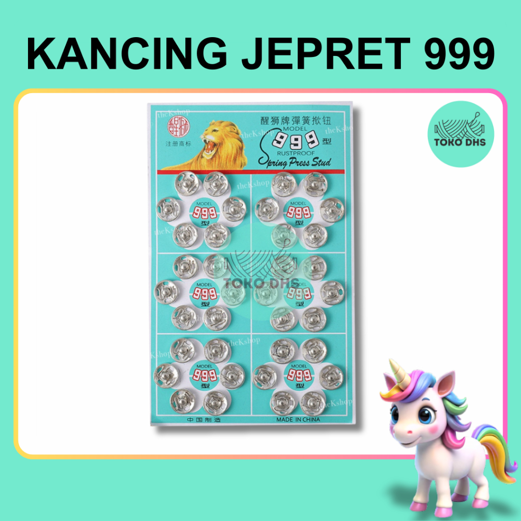 Jual Kancing JEPRET 999 / Kancing Cetet Lion Brand | Shopee Indonesia