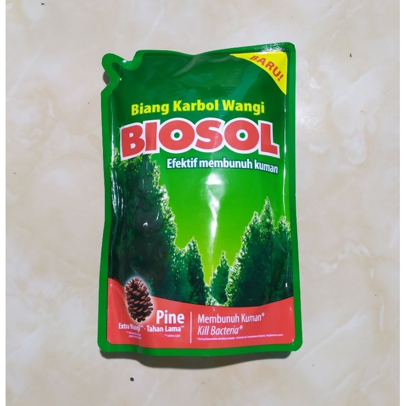 Jual biosol karbol wangi 700 ml pouch pembersih lantai | Shopee Indonesia