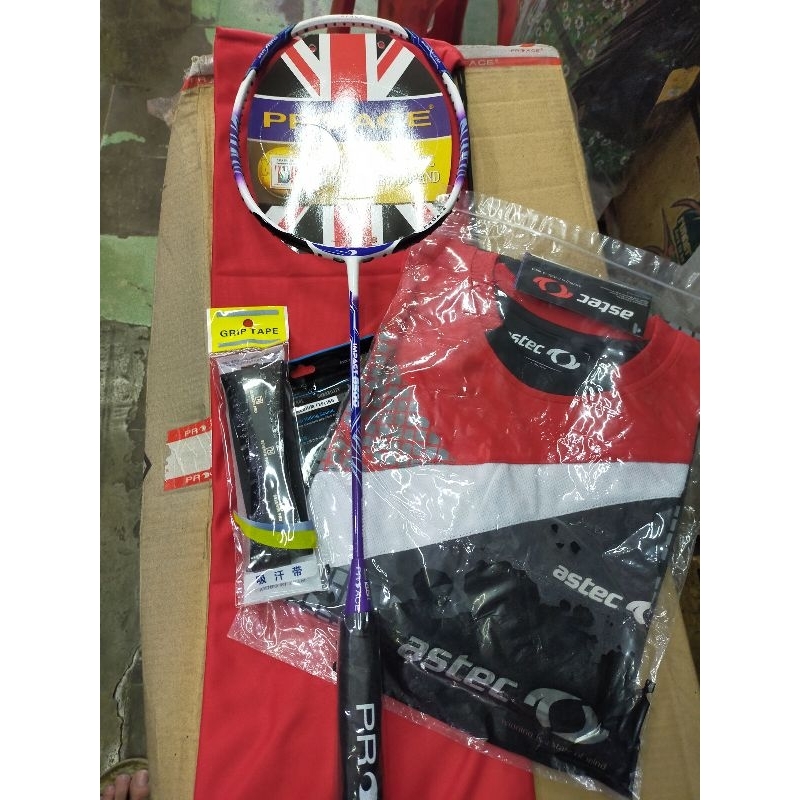 Jual Raket Badminton Pro Ace Impact 8500 Original Full Set | Shopee ...