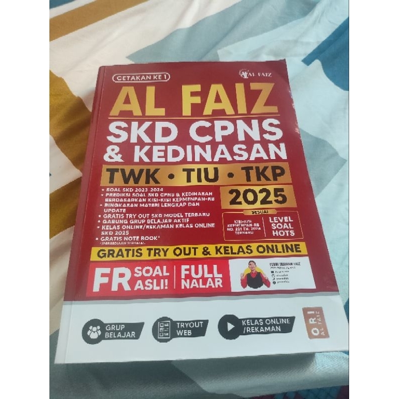 Jual Buku SKD CPNS 2025 privat Al faiz ori preloved | Shopee Indonesia