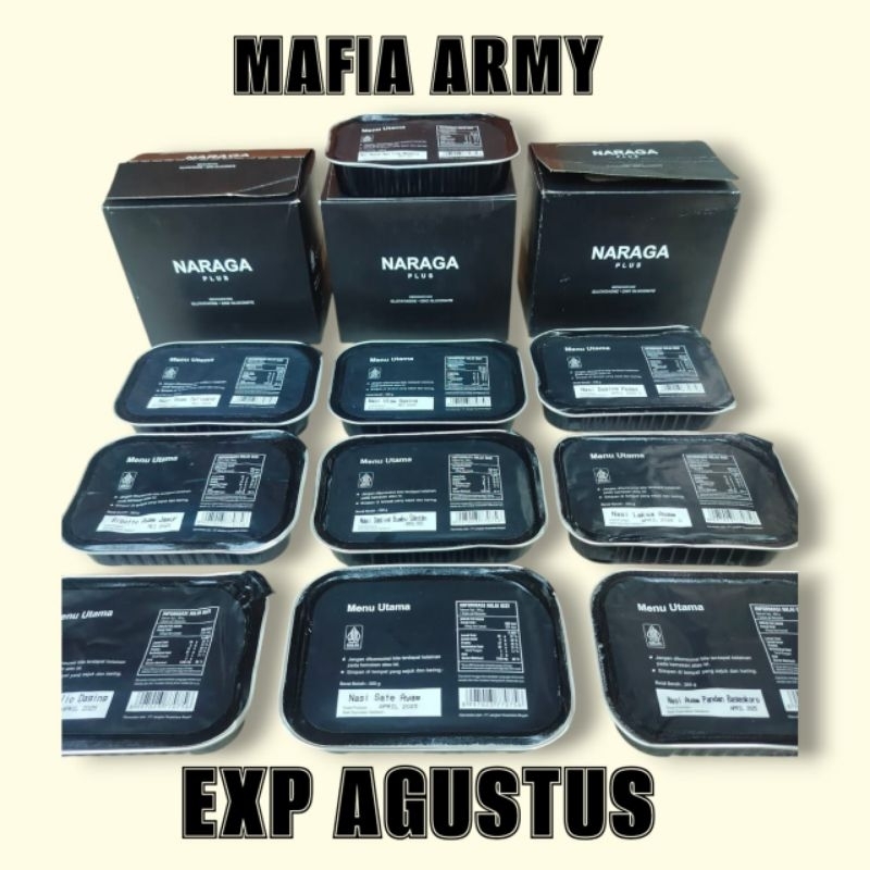 Jual RANSUM MAKANAN NASI KALENG RANSUM TNI NARAGA INSTAN TENTARA ...