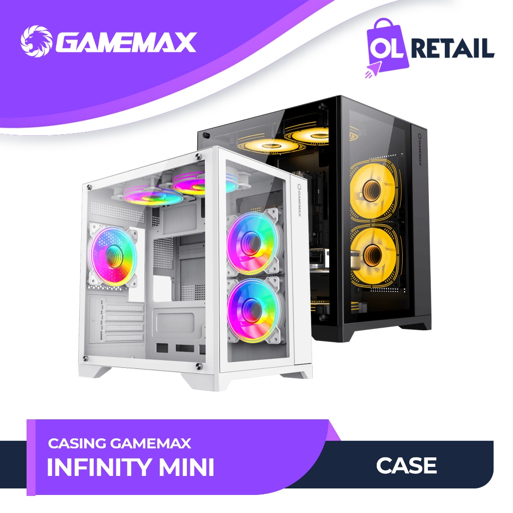Jual Gamemax Infinity Mini Casing ITX PC Case | Shopee Indonesia