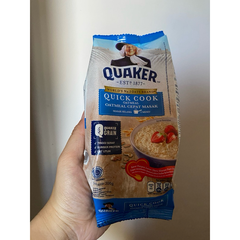 Jual quacker oat quick cook 200g | Shopee Indonesia