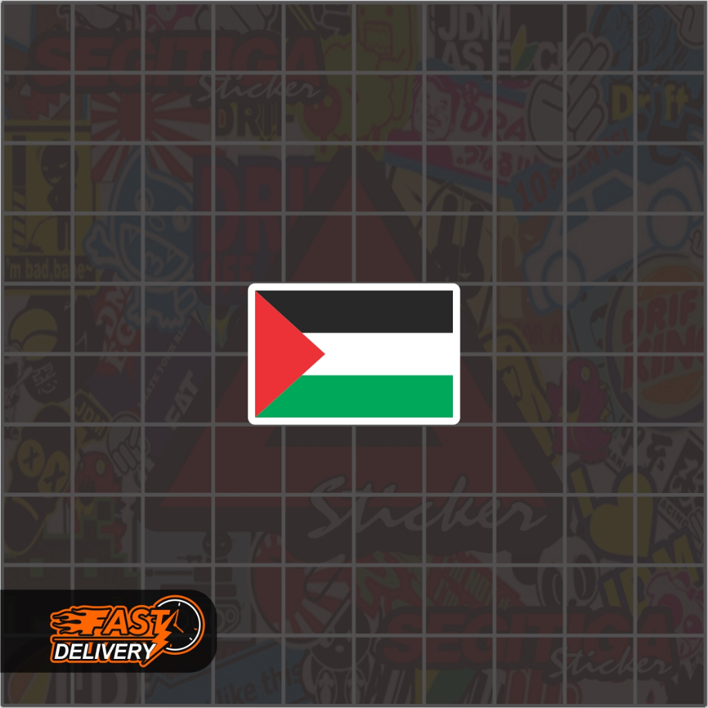Jual Sticker Pipi Bendera Palestine Ukuran 3 x 2 Cm | Shopee Indonesia