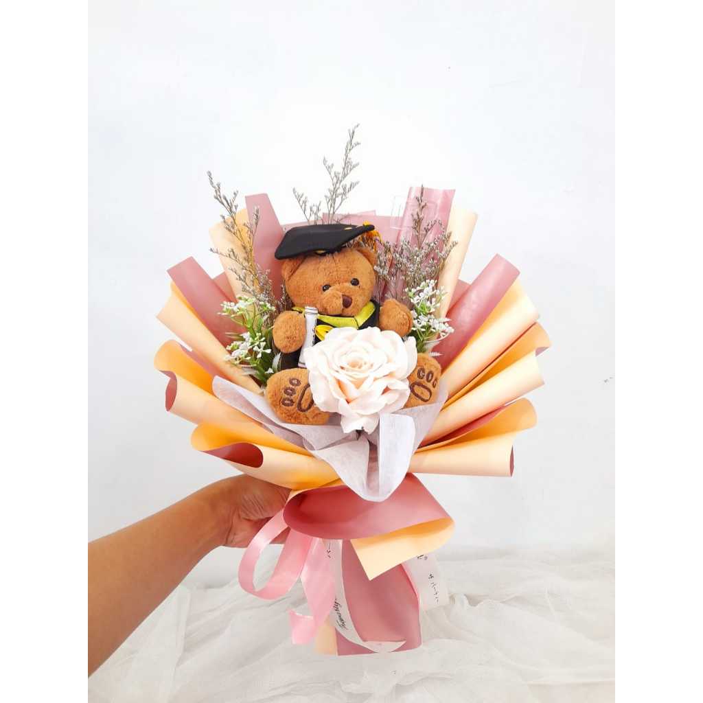 Jual Graduation bouquet bouquet bunga buket wisuda | Shopee Indonesia