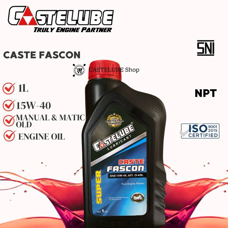 Jual Castelube Fascon 15W-40 1L | Shopee Indonesia