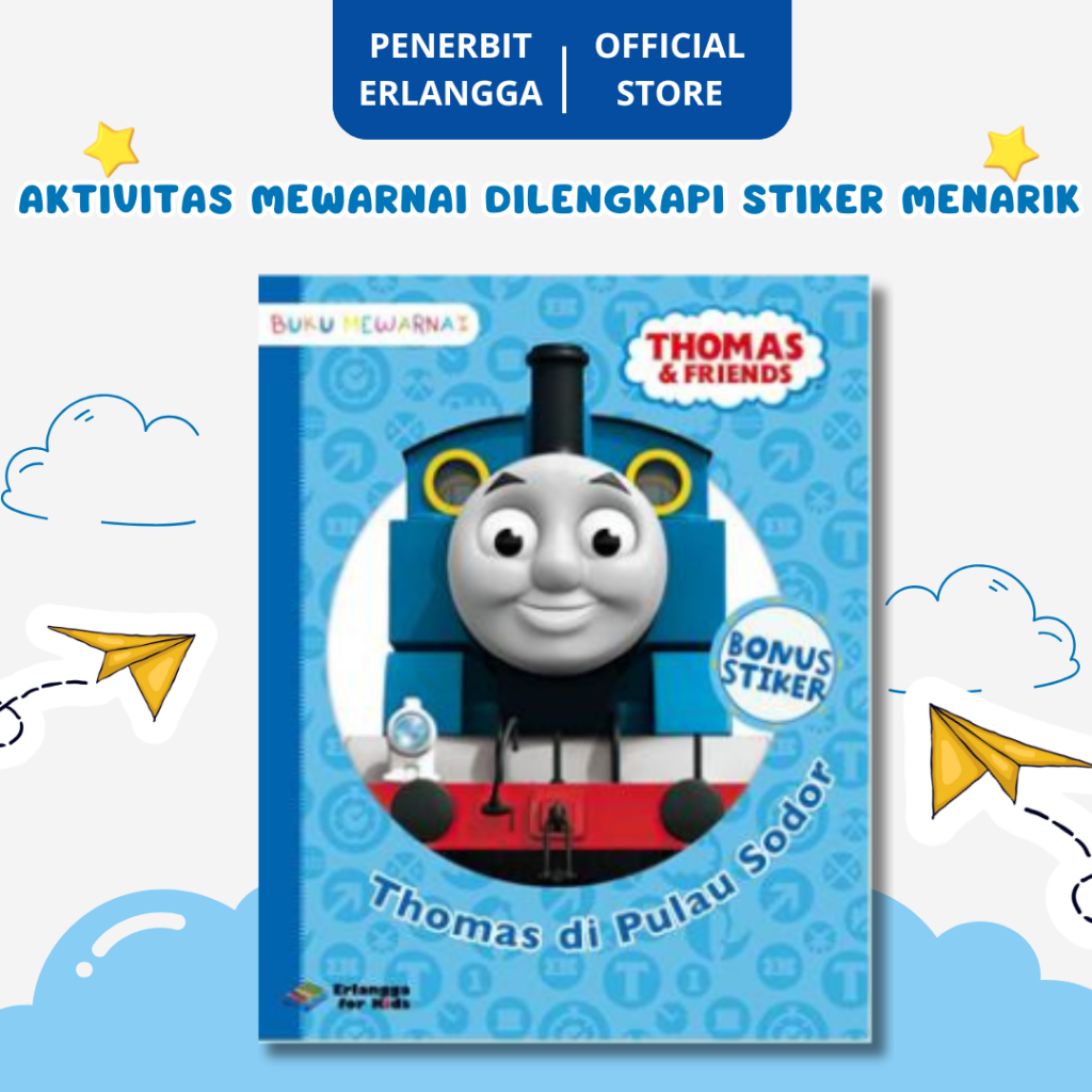 Jual [Erlangga Official] Buku Aktivitas Anak: Thomas & Friends: Thomas di Pulau Sodor | Shopee ...