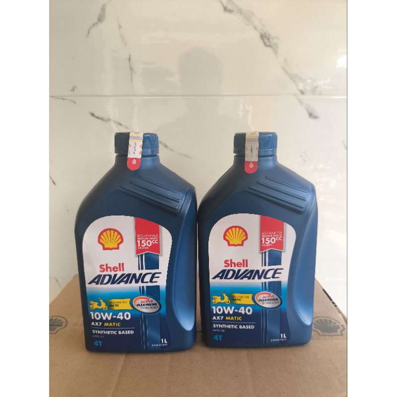 Jual OLI SHELL ADVANCE AX7 MATIC 1 LITER PERDUST ISI 12 BOTOL ...