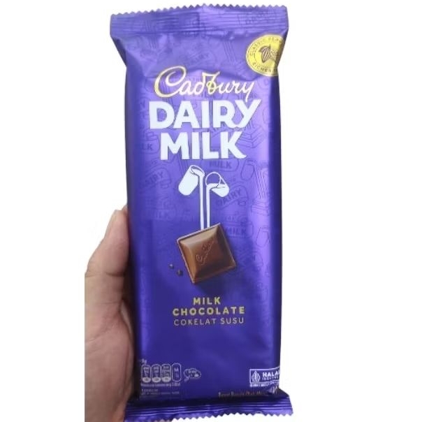 Jual (kemasan baru) Cadburry Cadbury Dairy Milk 135gr Milk Chocolate ...