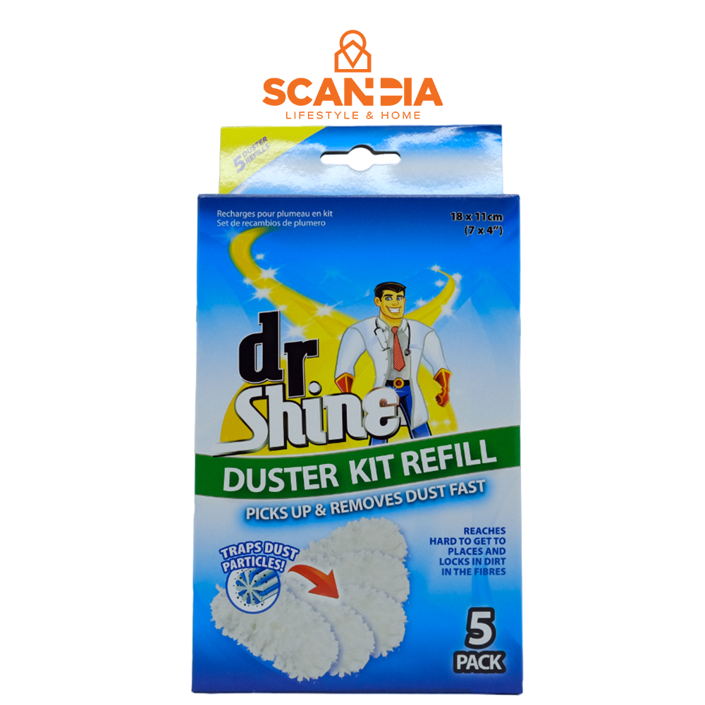 Jual SCANDIA Dr Shine Duster Kit Refill 5Pk White (BL0938 ...