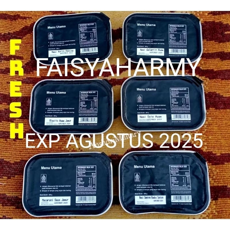 Jual RANSUM MAKANAN PREMIUM TENTARA EXP AGUSTUS 2025 | Shopee Indonesia