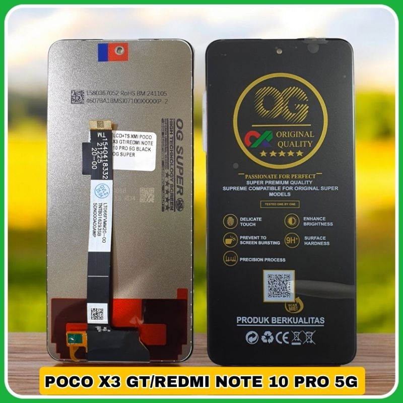 Jual lcd ts touchscreen poco phone X3 GT/Redmi note 10 pro 5G | Shopee Indonesia