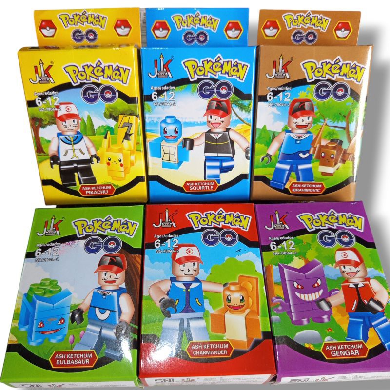 Jual Mainan Lego Block Pokemon Go Ash Ketchum | Shopee Indonesia