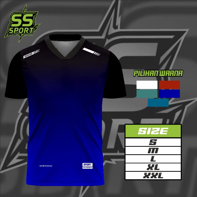 Jual Jersey Running Kaos Lari Baju Jogging Atasan Olahraga Running ...