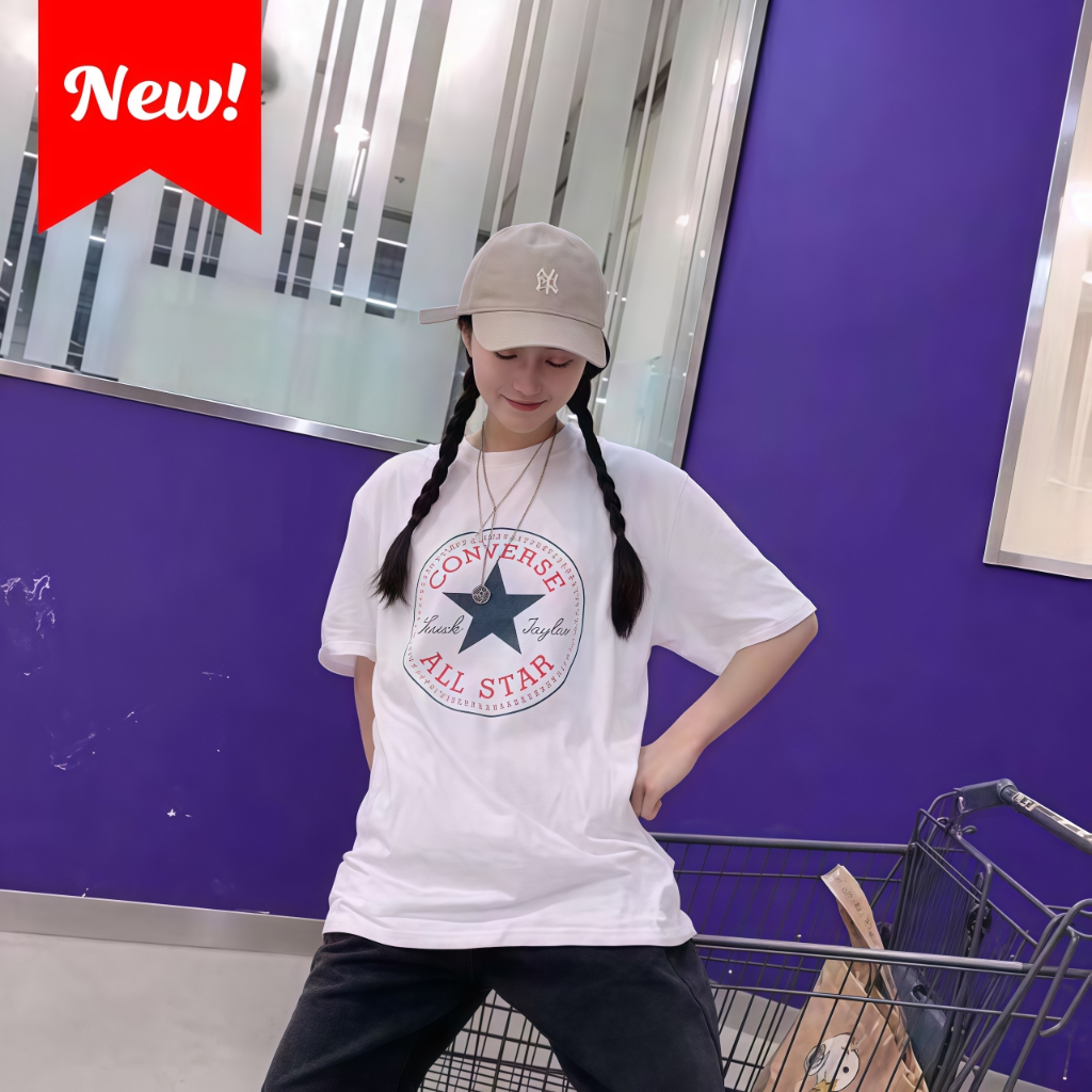 Jual Kaos Wanita/ Pria Converse All Star Classic – Desain Bintang ...