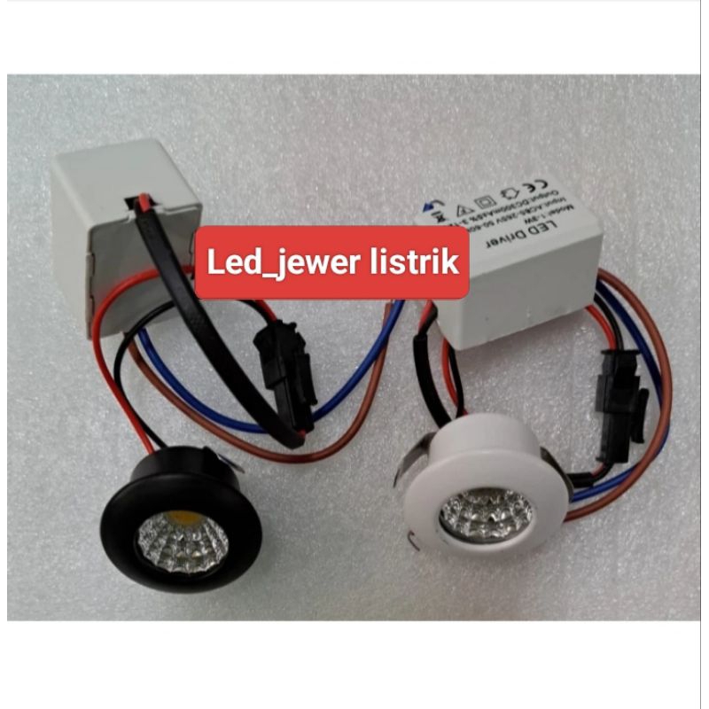 Jual Lampu Downlight LED Mini 1W Spotlight COB 3 Lemari Spot Mata 1 W Watt | Shopee Indonesia