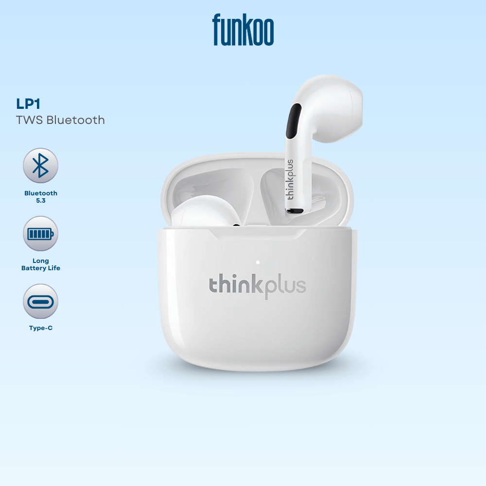 Jual Funkoo x Thinkplus LP1 Headset Earphone Earbuds TWS Bluetooth Wireless Sound Hifi Stereo ...