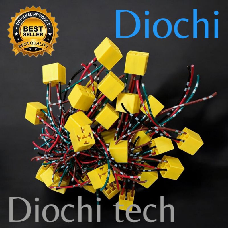 Jual SOKET RELAY KUNING RELAY KLAKSON LAMPU MOTOR MOBIL KAKI 4 SOKET ...