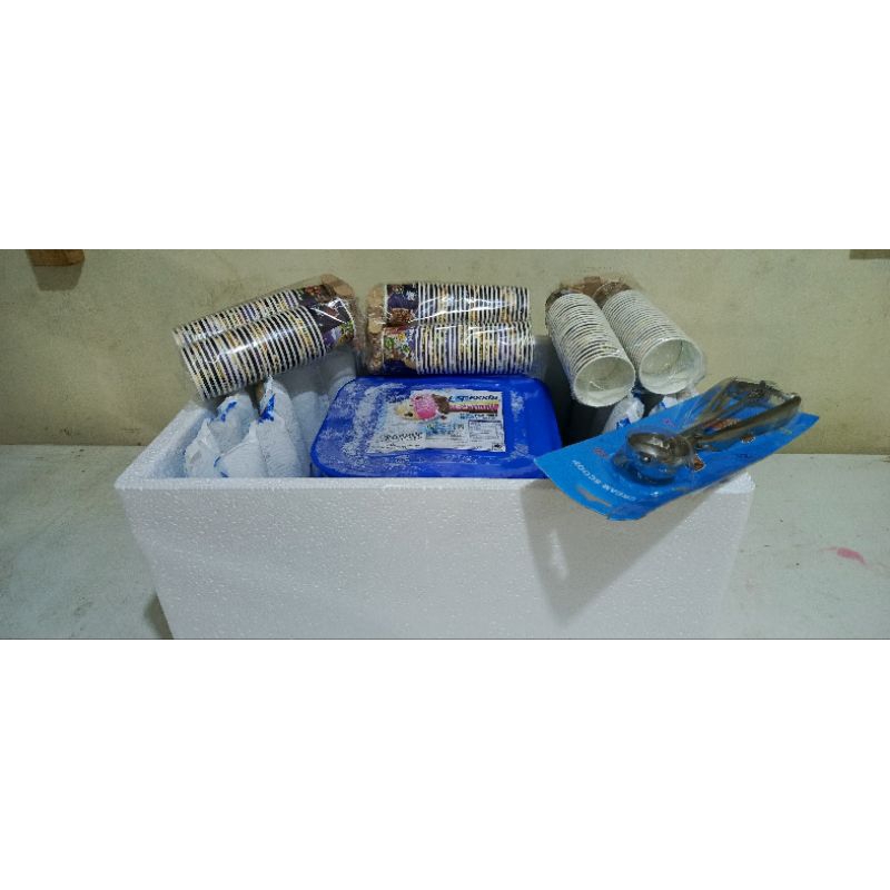 Jual paket ice cream hajatan / paket eskrim sunatan /paket acara / ice ...