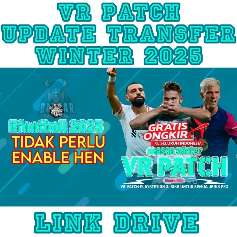 Jual Terbaru VR Patch PES WINTER 2025 Update V3 Juni 2025 - game ps2 ...
