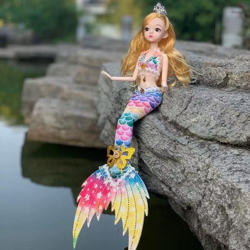 Jual {BG} Boneka Mermaid Doll Putri Duyung 40Cm / Boneka Putri Duyung ...
