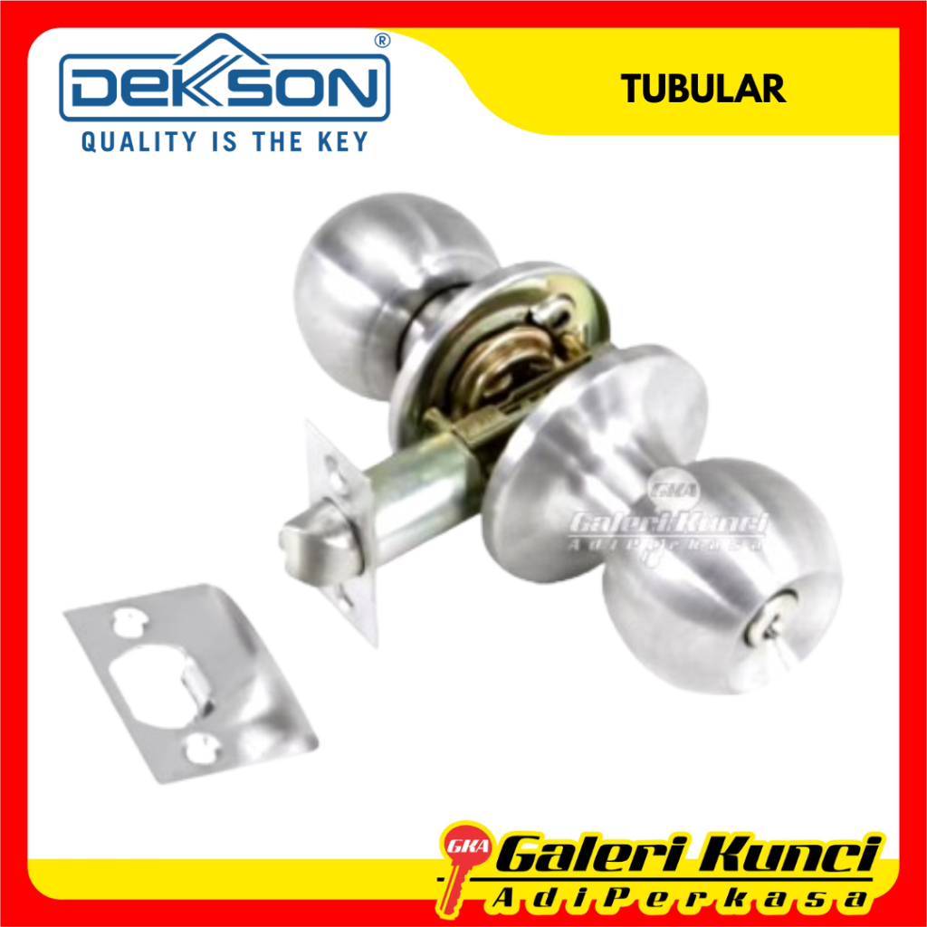 Jual Handle Pintu Dekson Dekkson KCBL 9587 ET SSS Tubular Kunci Bulat ...