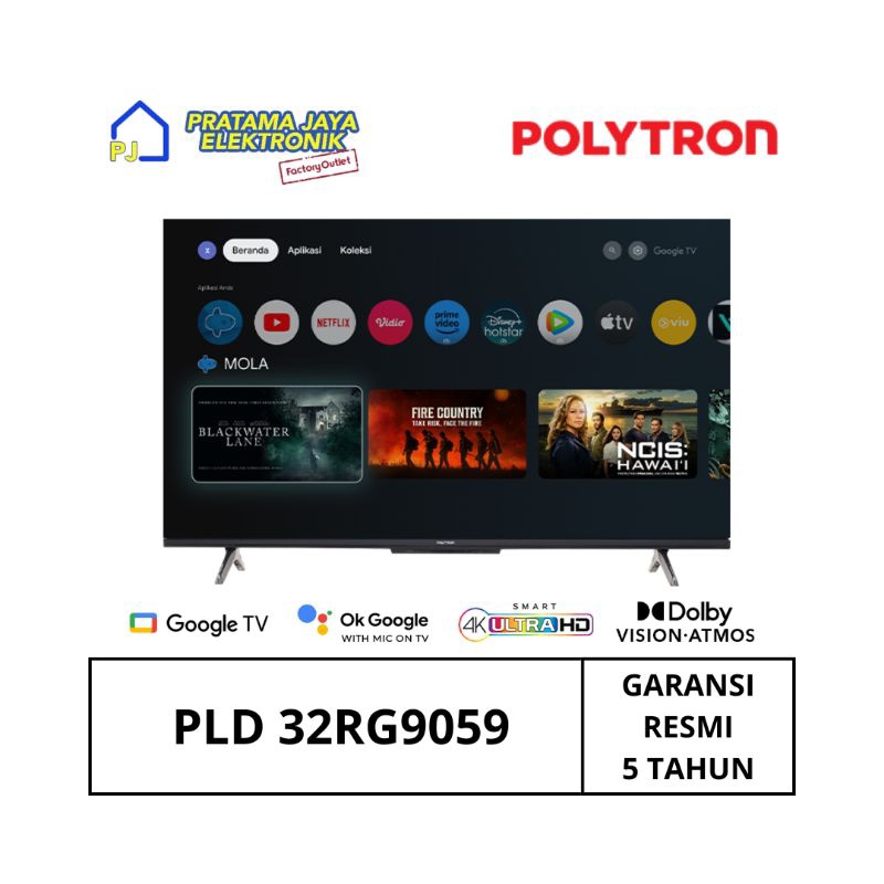 Jual POLYTRON GOOGLE TV 32 INC PLD32RG9059 | Shopee Indonesia